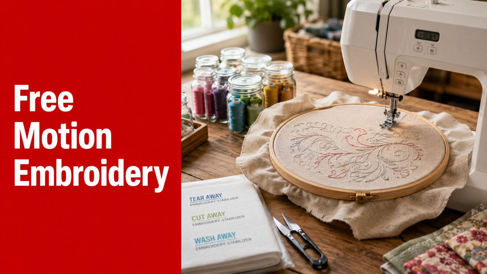 Unlock Free Motion Machine Embroidery Skills – Famore