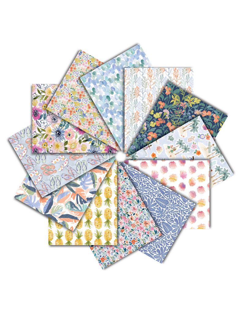 Aloha Fat Quarter Packs, 12 Colors – Famore