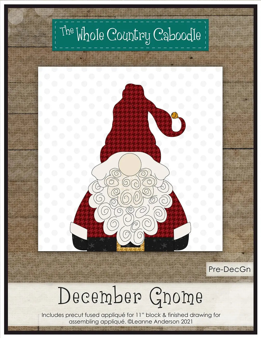 December Gnome Precut Fused Applique Pack – Famore
