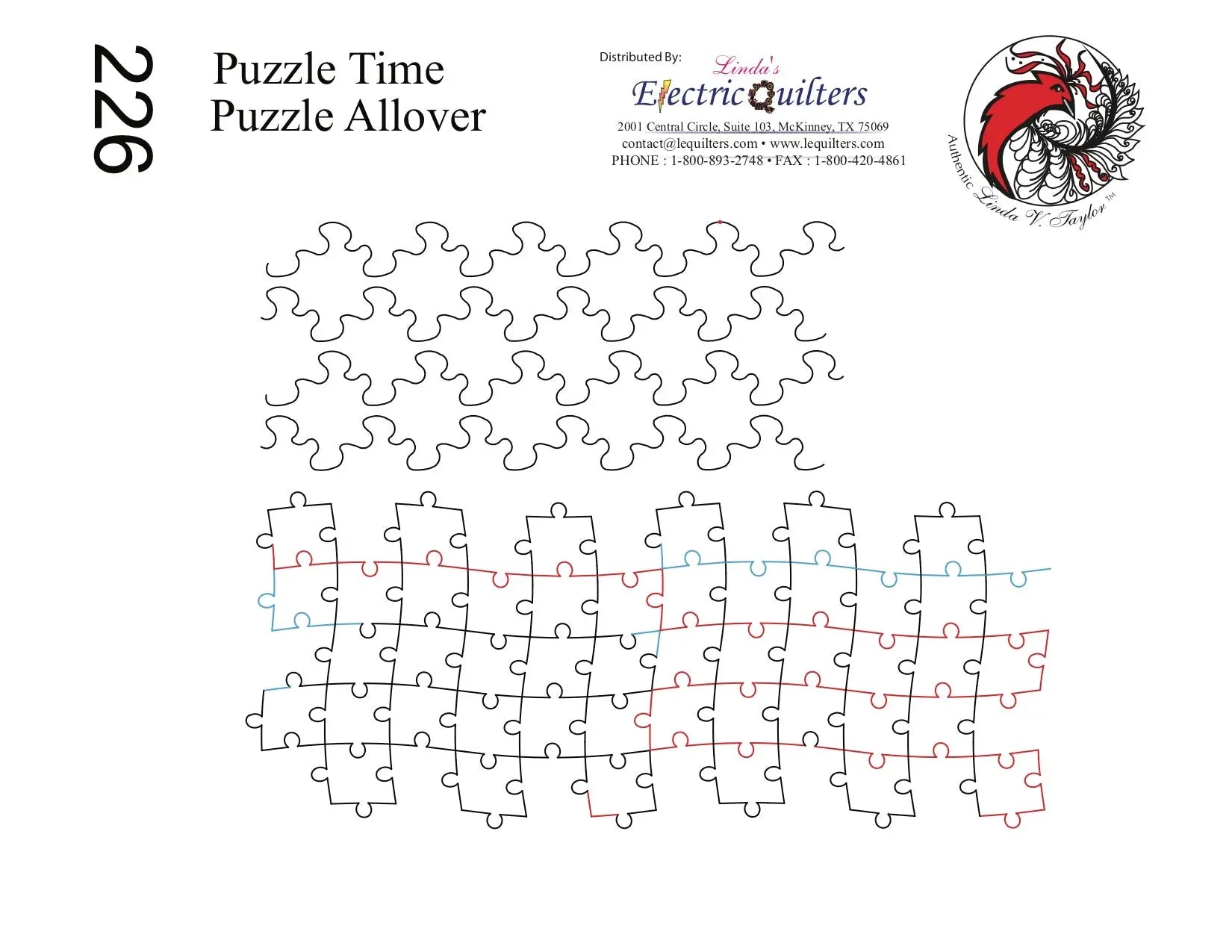 226 Puzzle Time Pantograph by Linda V. Taylor – Famore