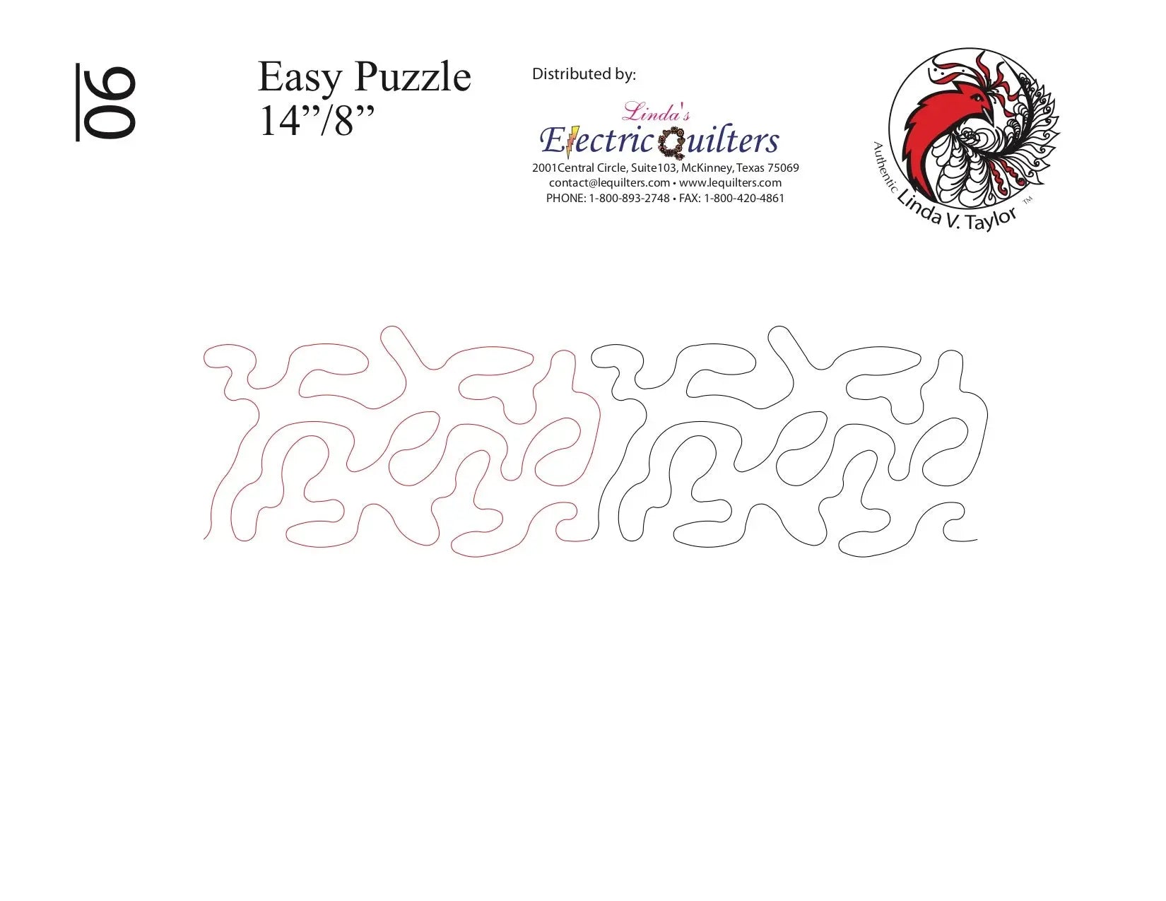 090 Easy Puzzle Pantograph by Linda V. Taylor – Famore