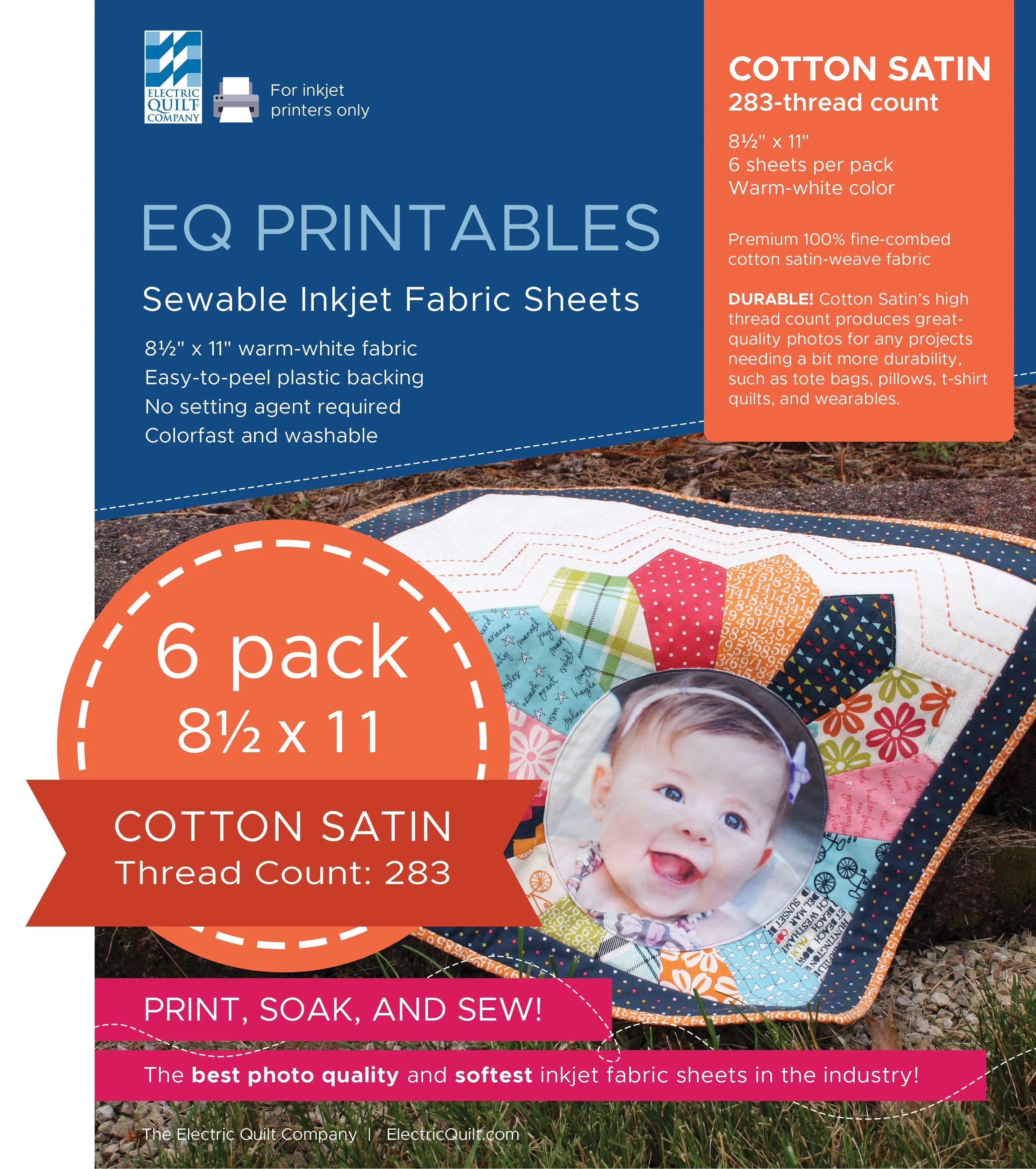 Premium Cotton Satin Inkjet Fabric Sheets – Famore