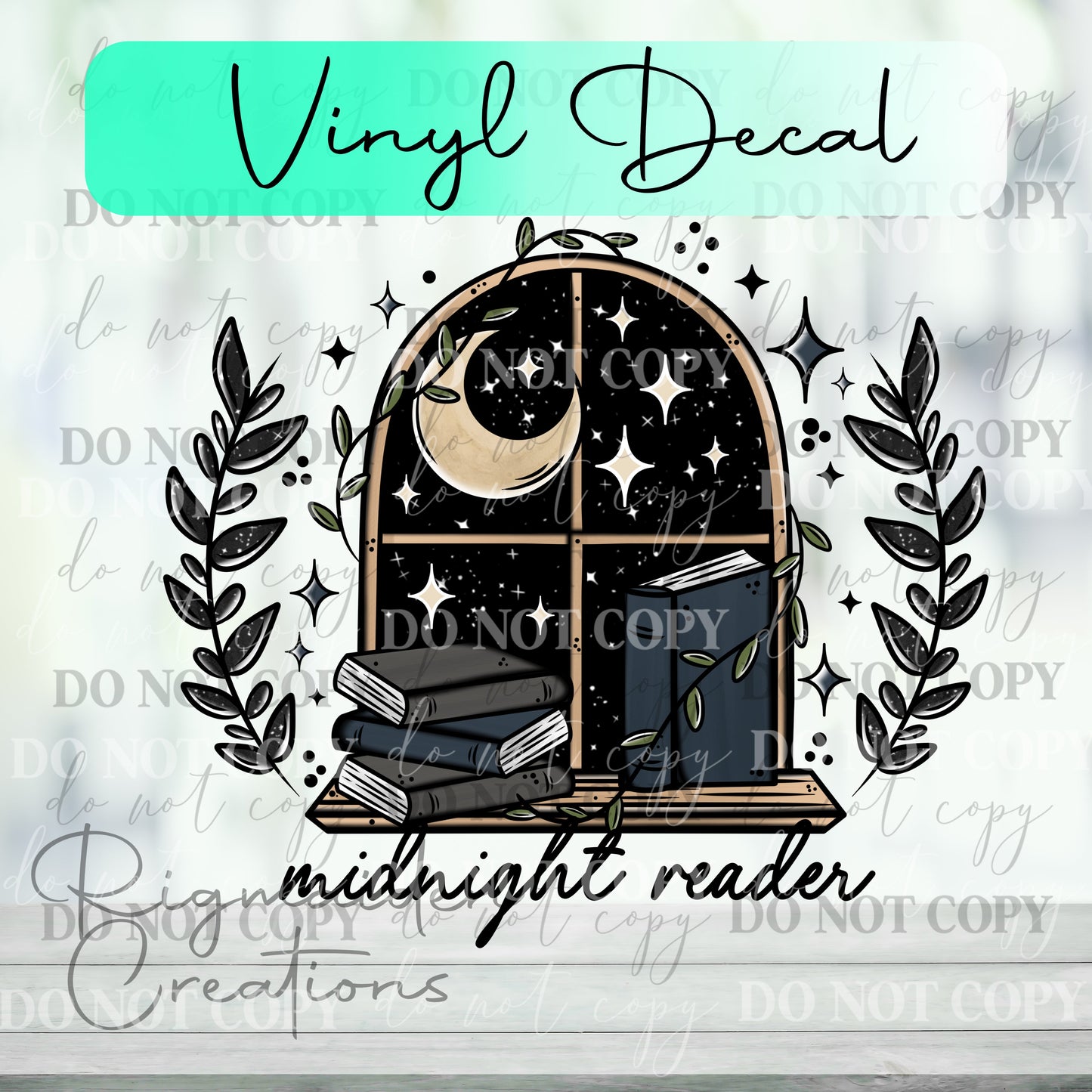Midnight Reader Vinyl Decal – Famore